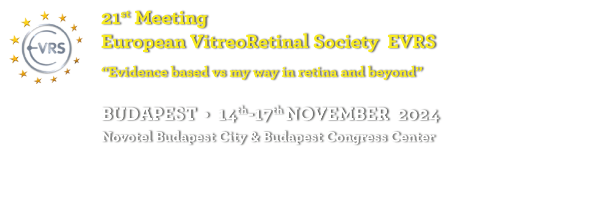 EVRS – 21st European VitreoRetinal Society Meeting